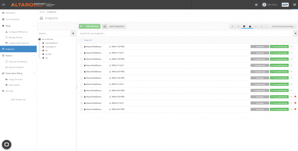 ALTARO - Connect Data - Sintel