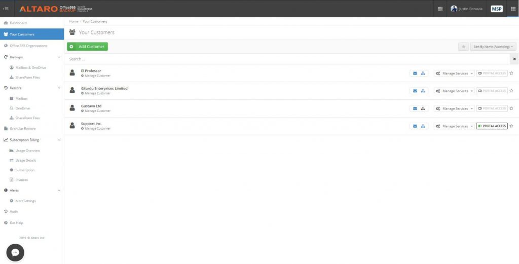ALTARO - Connect Data - Sintel